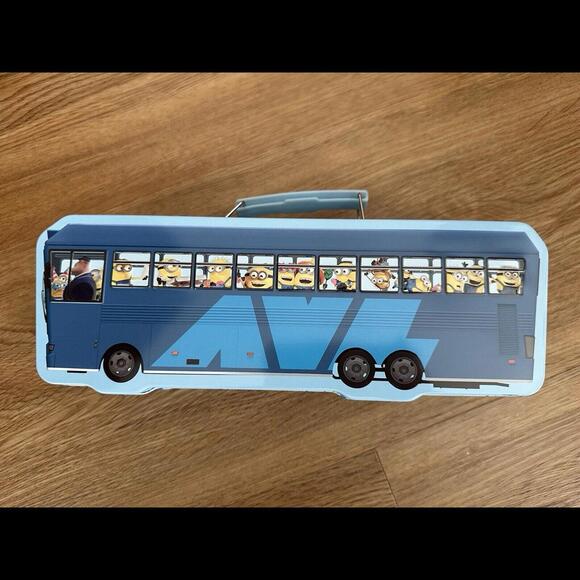 Other | Despicable Me 4 Antivillian League Bus Tin Container Amc Promo ...